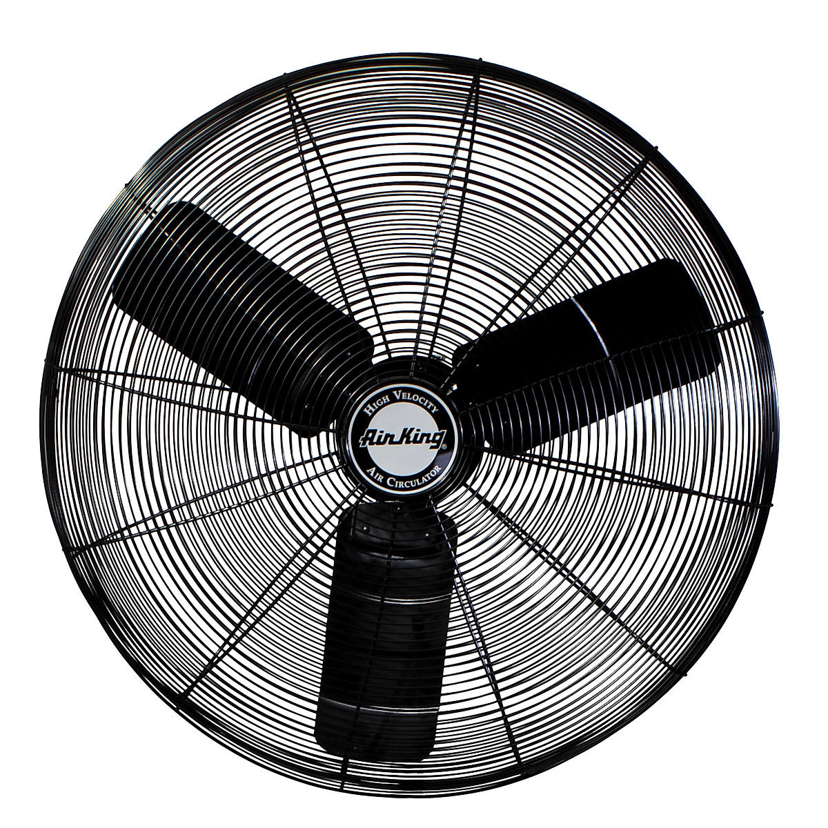 Air King 9035 30-Inch Industrial Grade Oscillating Wall Mount Fan, 1/4-Horsepower, Black Finish