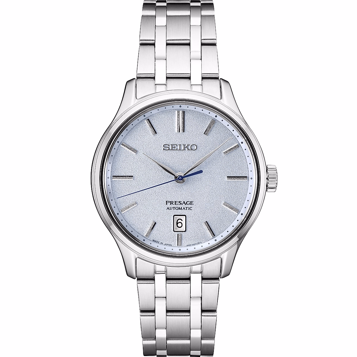 SEIKO Presage Japanese Garden Collection Automatic Stainless Steel Watch SRPF53 Silver