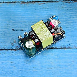 Acxico 2Pcs AC-DC Converter AC 110V 220V 230V to DC 5V 12V 24V Power Supply Mini PCB Module(DC 5V 2A Version)