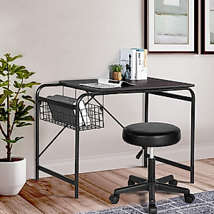 Modern Writing Computer Desk with Storage, Simple Style Study Desk Laptop Table for Home, Office, Workstation