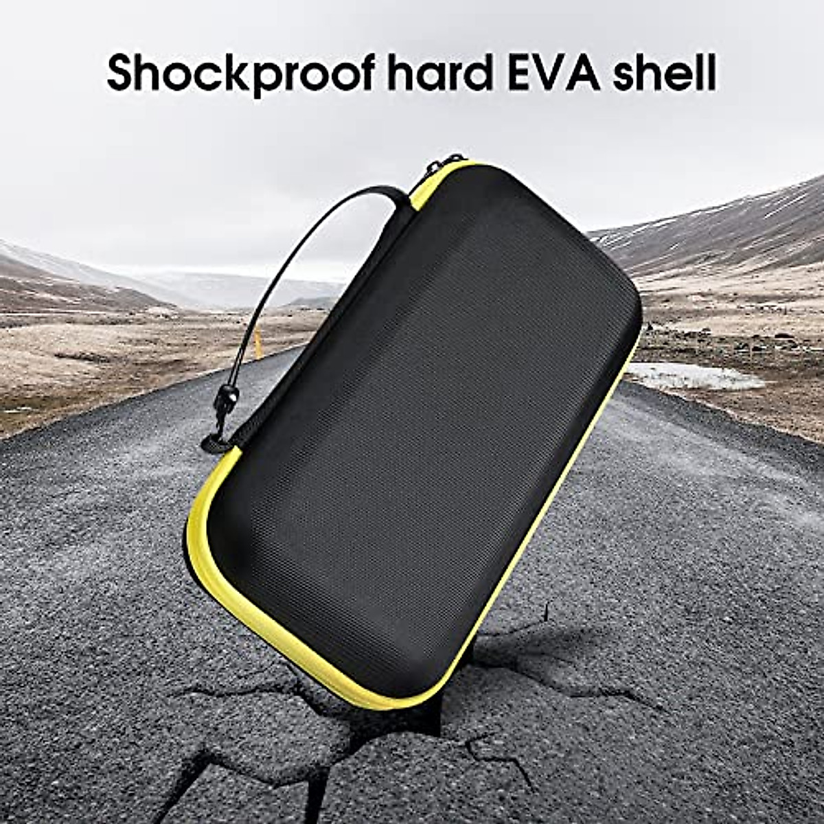 ProCase Carrying Case for Logitech G Cloud Gaming Handheld, Hard Travel Case for G Cloud Console, Portable Storage Pouch Fits Gaming Accessories -Black