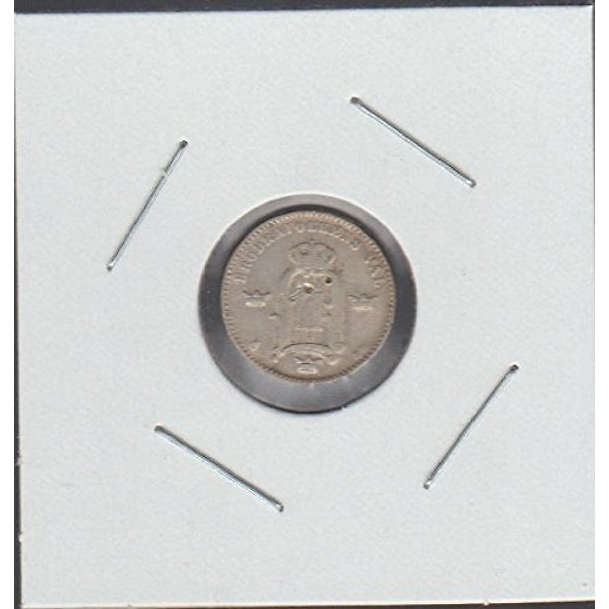 1884 SE Crowned Monogram Dime Choice Extremely Fine