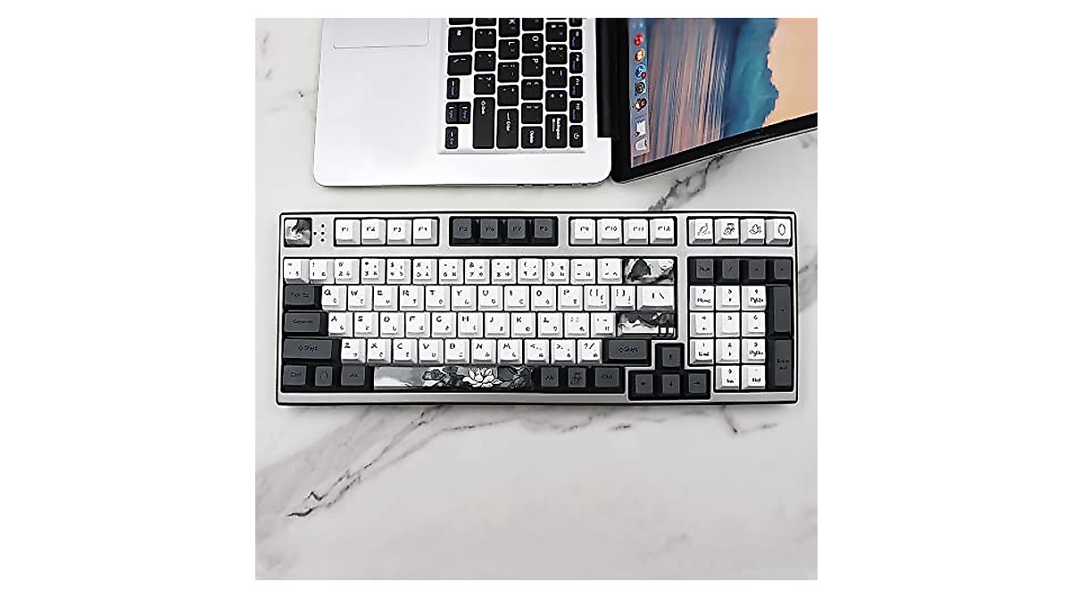 Shop MOLGRIA Ink Lotus Keycaps - 140 Custom Set