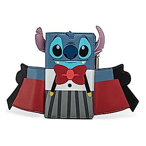 Loungefly Disney Vampire Stitch Bowtie Wallet