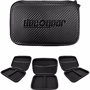 Fujifilm 16767155 Instax Mini Link 2 Smartphone Printer, Clay White Bundle Instax Mini Twin Pack Picture Format Instant Film (20 Shots), Deco Gear Hard EVA Case and Microfiber Cloth