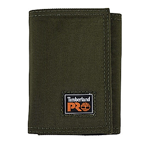 Timberland PRO Men's Cordura Nylon RFID Trifold Wallet with ID Window