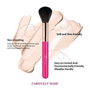 Makeup Brushes 12Pcs Makeup Kit,Foundation Powder Brush Eyeshadow Brush Concealers Blush Face Make up Brushes Set with Premium Premium Gift Box(12Pcs,Rose Red)