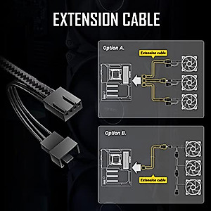 Antec PWM PC Fans, 120mm Fan, 66.56CFM, 2.7mmH₂O, PWM Case Fan, 4 Pin PWM Connector, Computer Fans with 2000 RPM, Storm Series 3 Packs