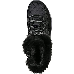 Skechers womens Sweater Fashion Boot, Black, 7.5 US