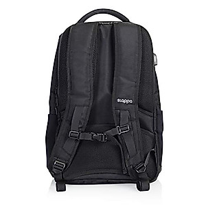 Slappa Gamma Series Gaming Laptop Backpack with Water resistant Zippers; Fits up to 15" Laptops (SL-GAMMA-LAPTOP-BP)