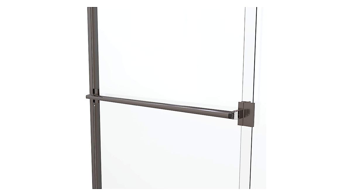 Basco Classic Sliding Shower Door - Sleek Silver Design