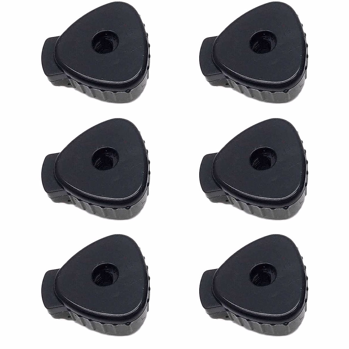 TUOREN Plastic Cymbal Quick Release Nut 6-8mm for Cymbal Jazz Drum Parts Accessories 6 Packs