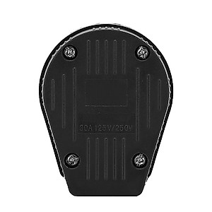 30Amp 3-Prong Dryer Plug - Nema 10-30P, 30 Amp, 125/250 Volt Angle Plug, 3 Pole 3 Wire Grounding Straight Blade for Dryers and Ranges