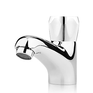 DOITOOL 5PCS hand wheel sink knobs bathtub bathroom faucet knobs blue sink accessories bath tub accessory shower faucet knobs kitchen faucet handle hot and cold plastic shower rod