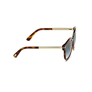 Tom Ford Sunglasses - FT0435 Janina 52P - Havana/Gradient Blue (51/22/140)