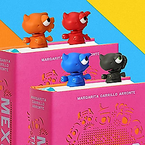 3D Dragon Bookmarks for Kids, Funny Cartoon Animal Bookmarks, Wacky Pals Bookmarks for Boys and Girls Birthday Gifts (Orange)