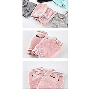 shuangjishan Baby Crawling Pads Anti Slip Knee Pads Baby Knee Protectors Toddler Leg Warmer Safety Walking Kneepads - Rodilleras para Bebe (Blue)