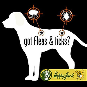HAPPY JACK DD-33 Flea and Tick Spray for Dog and Cat, Flea Treatment & Control, Water-Based Formula Kills Fleas & Ticks Effectively Yet Gentle on Skin & Hair, 16 oz