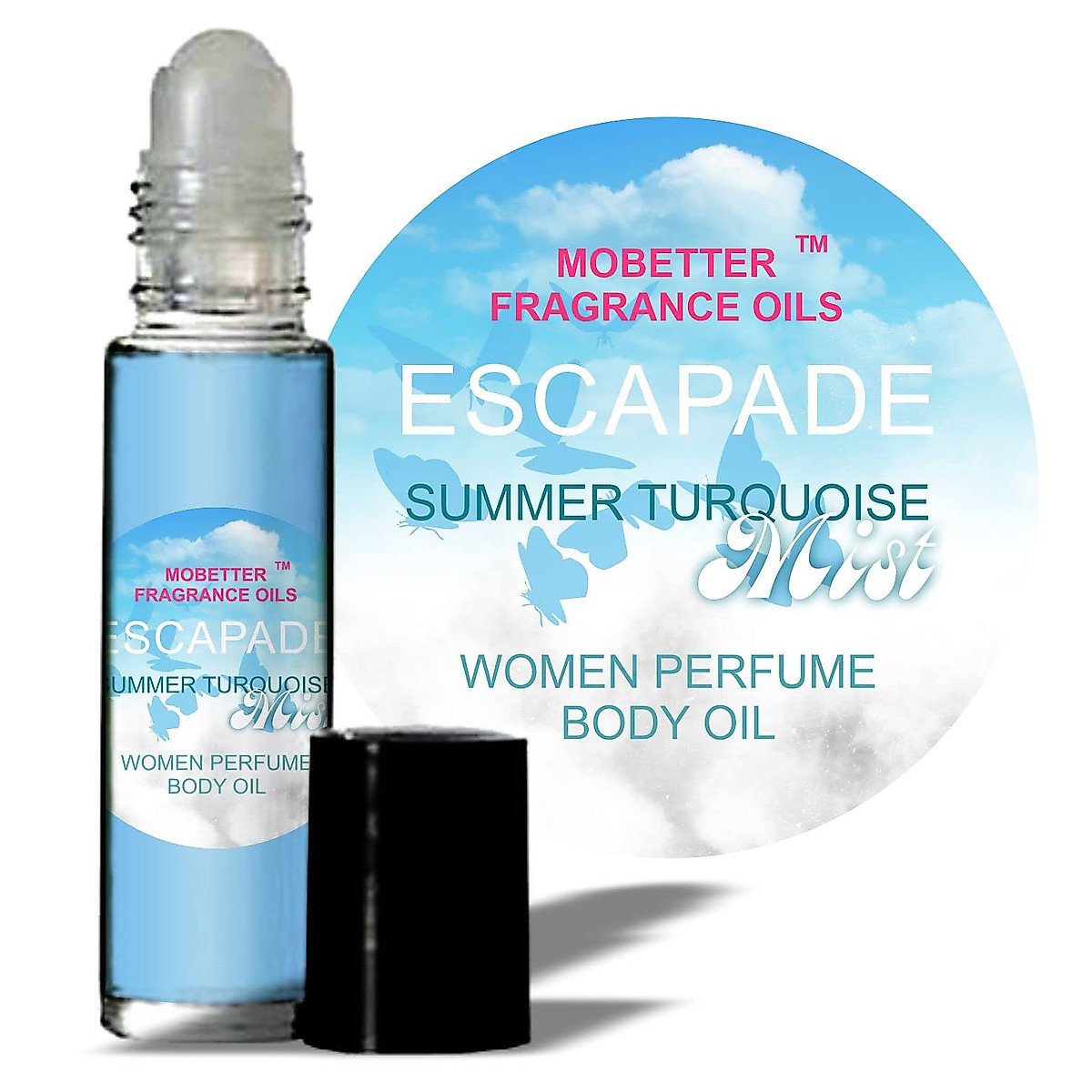 MOBETTER FRAGRANCE OILS Escapade Summer Turquoise Women Perfume Body Oil