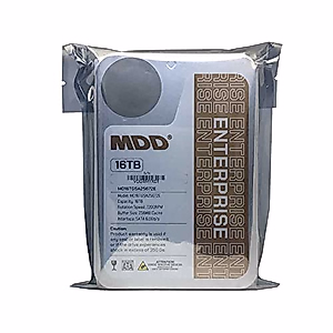 MDD (MDD16TSATA25672E) 16TB 7200 RPM 256MB Cache SATA 6.0Gb/s 3.5" Internal Enterprise Hard Drive - 5 Years Warranty