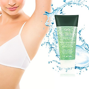 GiGi No Bump Skin Smoothing Shave Gel with Salicylic Acid, and Chamomile Extract, Prevents Ingrown Hairs, Bumps, and Razor Burns, 6 fl oz - 1 Pack