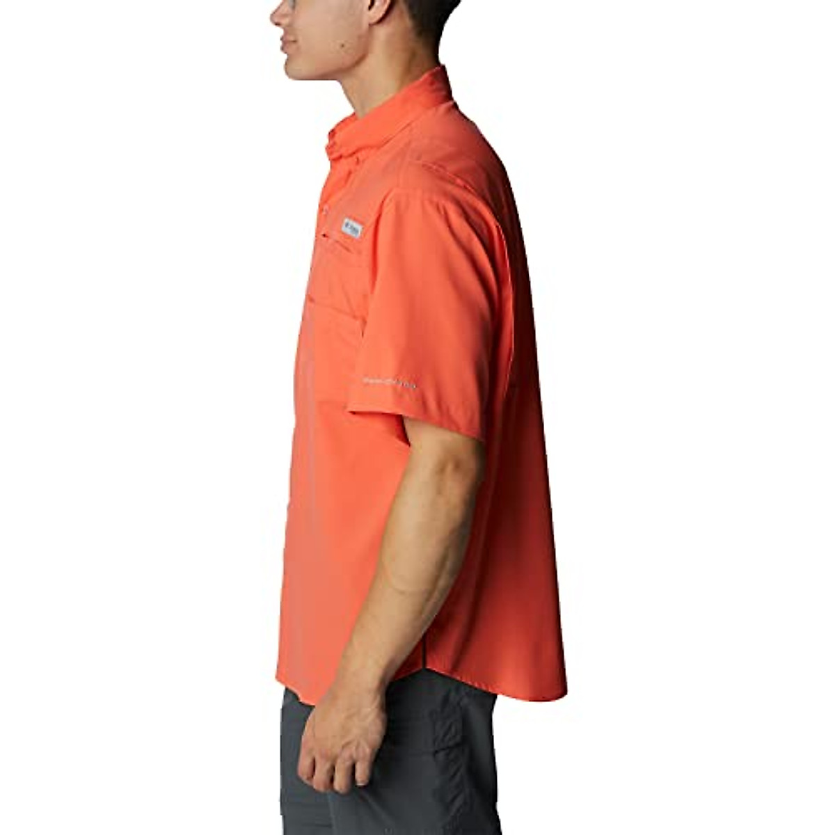 Columbia Men's Standard Tamiami II Short Sleeve Shirt, Corange, Medium