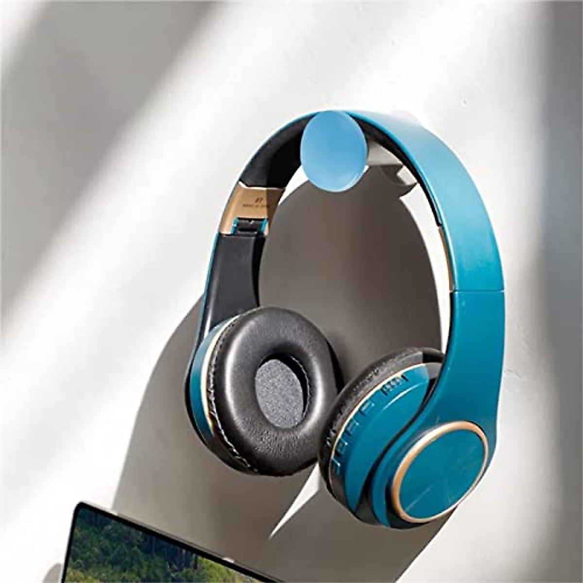 ANIIC Headset Stand Scalable Headphone Wall Mount Stand Holder Hanger Organize Bags Clothes Display Headphone Stand (Color : Black, Size : 3.8 * 5cm)