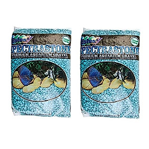Spectrastone Special Turquoise Aquarium Gravel for Freshwater Aquariums, 5-Pound Bag 2 Pack