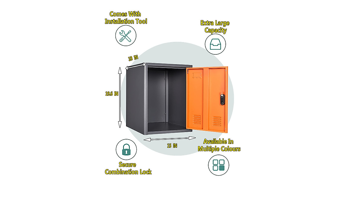 KAER Lockable Storage Cabinet - Secure & Organize