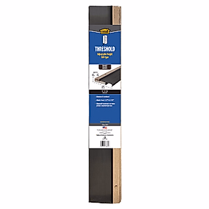 M-D Building Products 78634 5-5/8 in. x 1-1/8 in. x 36 in. Bronze Adjustable Aluminum & Hardwood Threshold