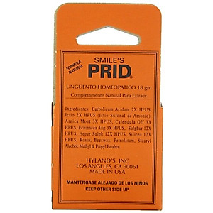 Smile's PRID Drawing Salve, Natural Homeopathic Relief of Topical Pain and Irritation, 18 Grams