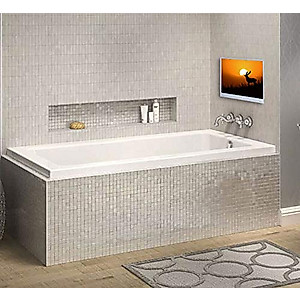 elecsung 22inch Smart Mirror TV for Bathroom IP66 Waterproof with Integrated HDTV(ATSC) Tuner and Built-in Wi-Fi & Bluetooth