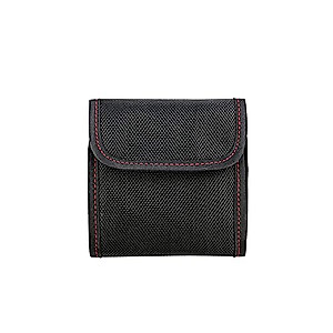 Filter Case, 2PCS 3-Pocket Camera Lens Filter Carry Case Professional Photography Filter Holder Belt Bag Pouch Water-Resistant and Dustproof Design for 25mm-82mm Filters by DomeStar