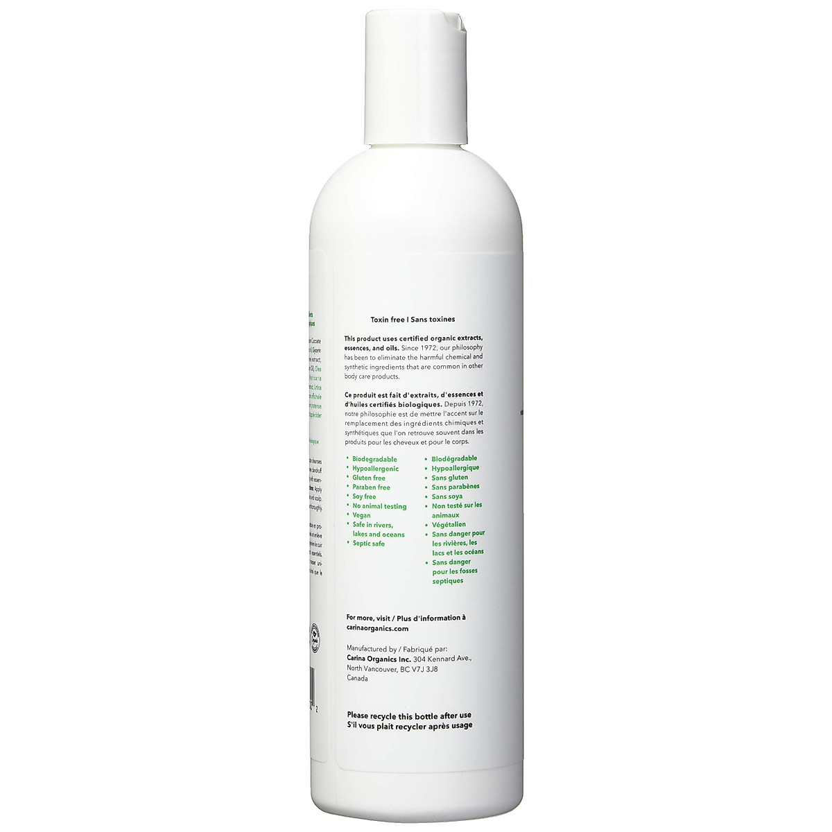 Carina Organics Unscented Dandruff Flake Removal Shampoo PREVIOUSNEXT