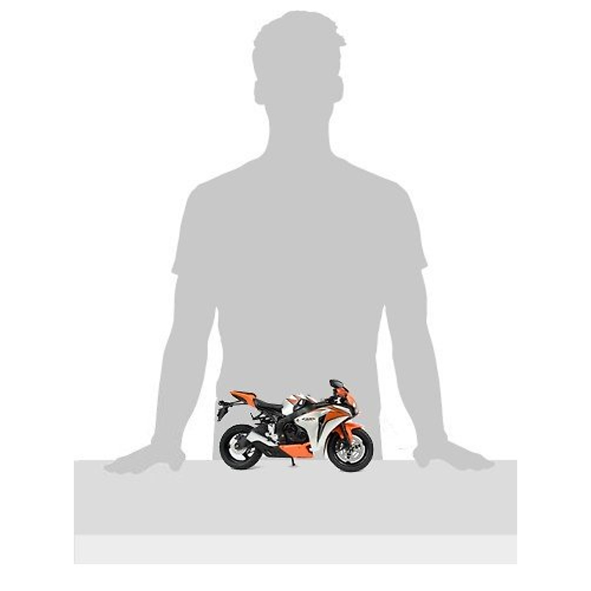 New-Ray 49293"Honda CBR1000RR 2010" Model Motorcycle, Orange