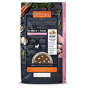 Instinct Raw Boost Toy Breed Grain Free Recipe with Real Chicken Natural Dry Dog Food, 4 lb. Bag