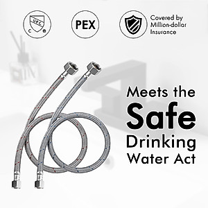 KES Black Bathroom Faucet 4 Inch Centerset Bathroom Sink Faucet with Bathroom Sink Stopper NO Overflow, SUS304 Stainless Steel, Lead-Free NSF Certified, L4150LF-BK-C2