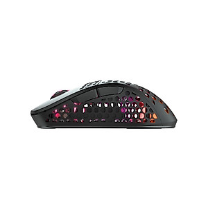 XTRFY M4 Wireless, Wireless Ultra-Light Gaming Mouse, Optimised for E-Sports, 2.4 GHz, RF RGB Lighting, Adaptable Ergonomic Right-Handed Mouse, Rechargeable, Black