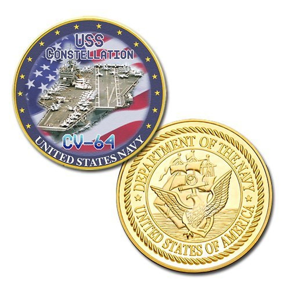 U.S. Navy USS Constellation (CV-64) GP Challenge coin S17#