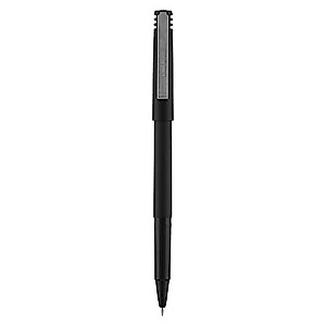 Uniball Rollerball Pen, 0.7 mm, Black: 12 Pens Total