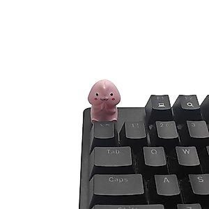 Backboon Hand-Customized Interesting and Creative Gaming Keycaps for Cherry MX Switches Mechanical Gaming Keyboard (Little Dingding1)