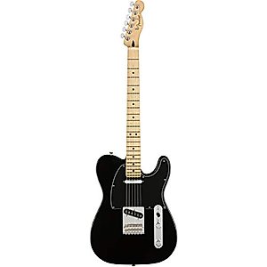 Fender Player Telecaster® - Black Bundle with Hard Case, Instrument Cable, Tuner, Strap, Strings, Picks, Capo, Fender Play Online Lessons, and Austin Bazaar Instructional DVD