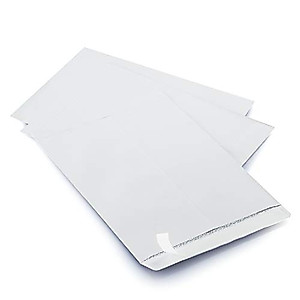 100 6 x 9 Self-Seal Security White Catalog Envelopes - 28lb, 100 Count, Security Tinted, Ultra Strong Quick-Seal, 6x9 inch (38600)