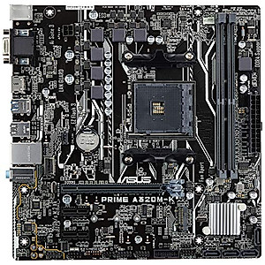 ASUS PRIME A320M-K AMD Ryzen AM4 DDR4 HDMI VGA M.2 USB 3.1 Micro-ATX Motherboard