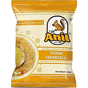 Anil Thinai Vermicelli 180g/6.349 oz (Pack of 5)