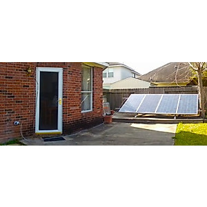 1.5KW PluggedSolar with 1500Watt Crystalline Solar Panels and Micro Grid Tie Inverter, Plug into Wall, 120V or 240V AC Outlet, Utility Approved