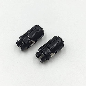 SZLG 2 x Rotating Shaft Spindle Hinge Axis Flip-Open Screen Shaft for Nintendo Gameboy Advance SP GBA SP Replace Axle (Black)