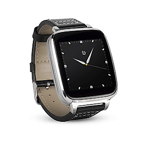 Beantech Gold Engage Plus Smartwatch for iOS and Android with 8GB of Music Storage and Leather Strap