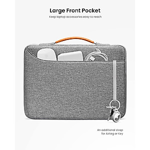 tomtoc 360 Protective Laptop Case Sleeve for 15-inch MacBook Air M3/A3114 2024, M2/A2941 2023, 15-inch New Surface Laptop 7, Copilot+ PC, Surface Laptop 6/5/4/3, Dell XPS 15 Plus, Water-Resistant