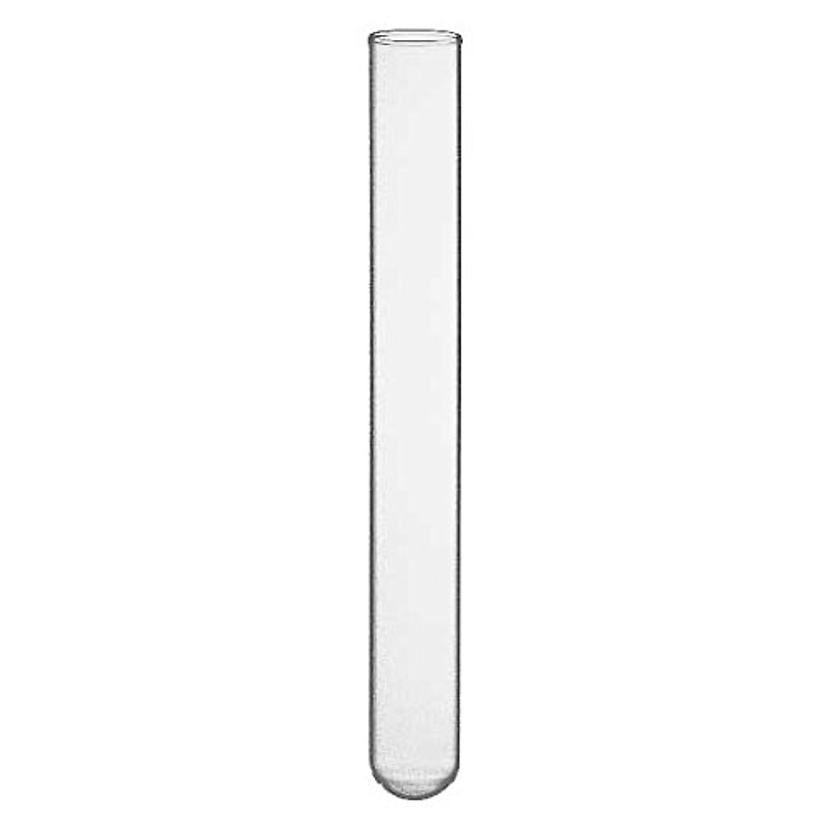 Kimble Chase 60CM13 Soda-Lime Glass Unmarked Disposable Culture Tube, 100 mm Length x 13 mm OD (Pack of 1000)